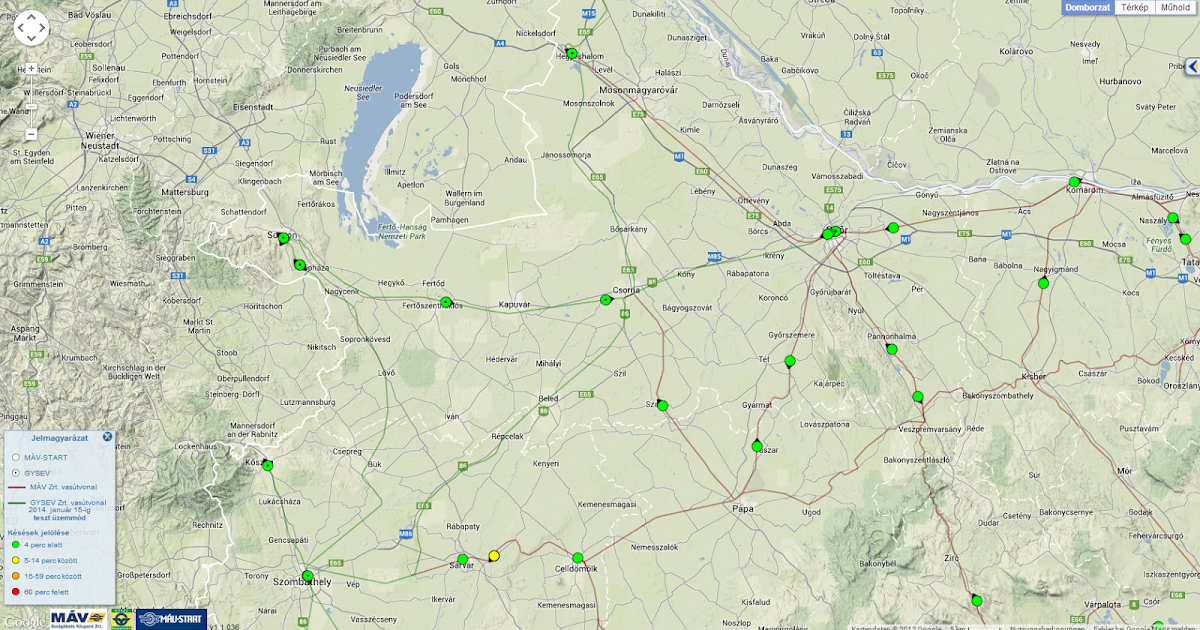 RegionalBahn: A GYSEV-vel bővült a Vonatinfo