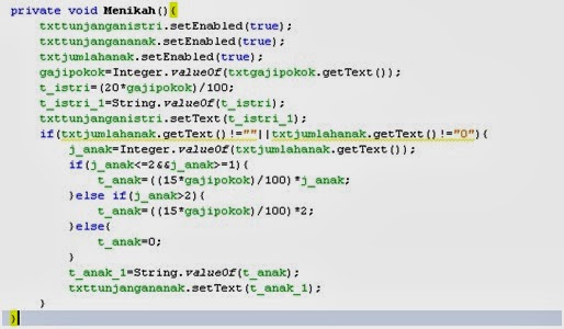 Program / Aplikasi Perhitungan Gaji dari Java - Blognya Galih Angga Swara