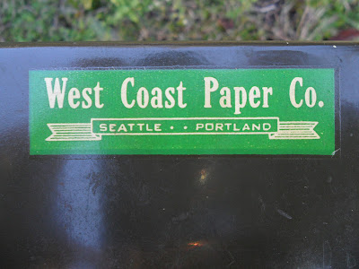 Four Bees: Vintage Metal Box, West Coast Paper Company, Butler Brands