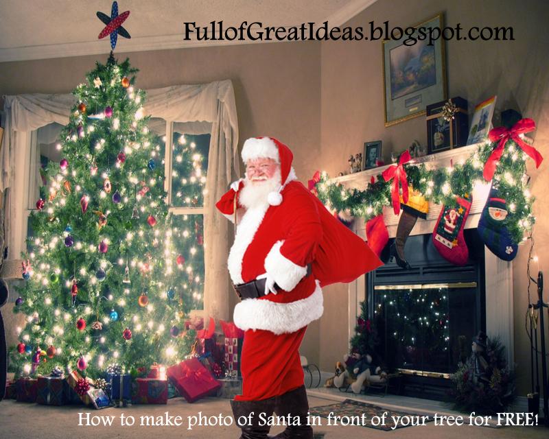 Christmas in October - Capture a Photo of Santa in front of your Tree ...