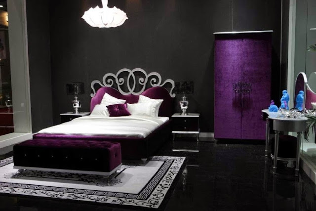 Home Priority: Enchanting Bedroom Furniture in Purple Bedroom Furniture