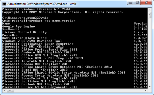 Window Powershell Command Prompt And Ccleaner Help In List Out Installed Programs In Window