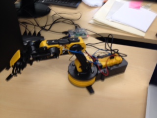 Robots and Physical Computing: USB Robot arm control with Python and Raspberry Pi