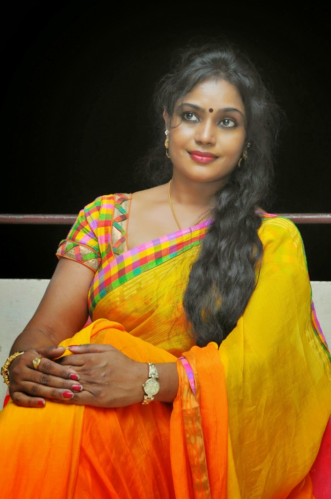 Jayavani Latest Hot Saree In Stills - Cine Gallery