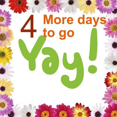 Journey Through Life: Engagement Countdown: 4 Days To Go