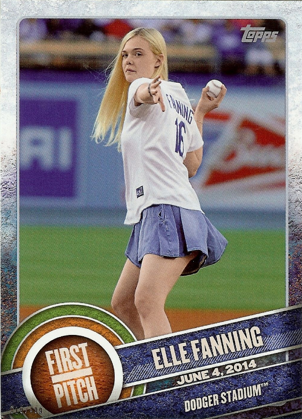 Dodgers Blue Heaven: Topps First Pitch Cards of Jessica Alba and Elle ...