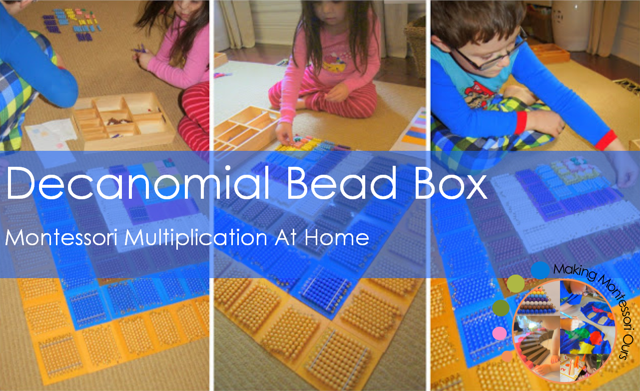 Decanomial Bead Box, Montessori Multiplication At Home - "Making ...