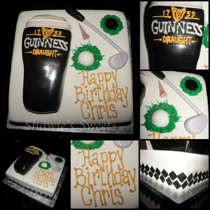 Shawie's Sweets: Guinness Beer & Golf Cake