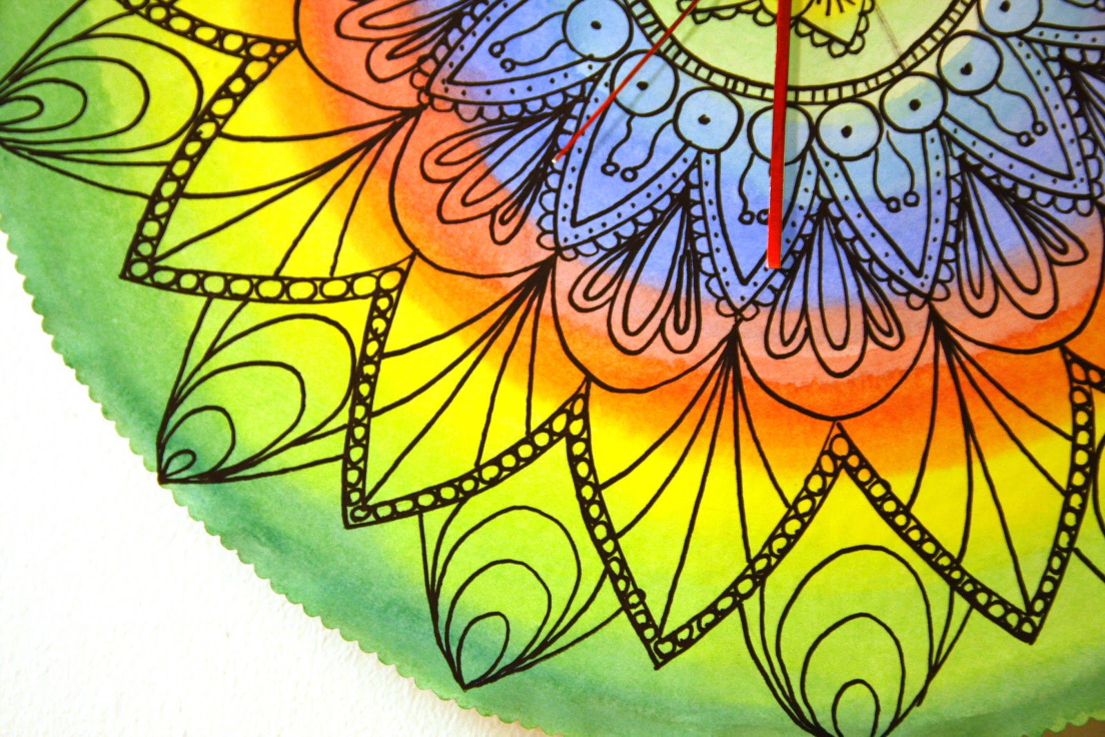 D&M Manualidades: Mandala para reloj de pared