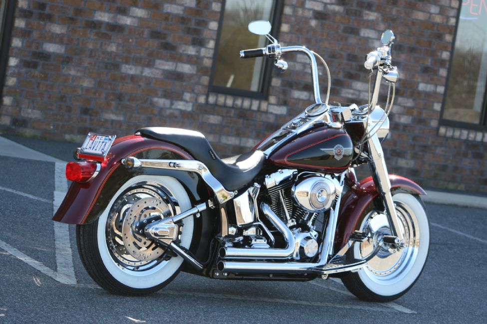 biker excalibur II: Fat Boy 2002 by southeast custom cycles