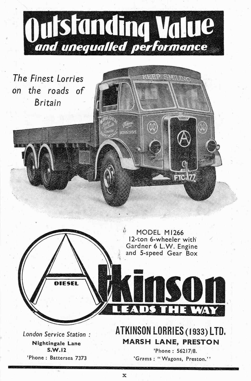 Progress is fine, but it's gone on for too long.: Atkinson Lorries, 1944