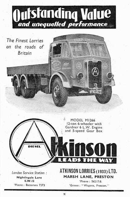 Progress is fine, but it's gone on for too long.: Atkinson Lorries, 1944
