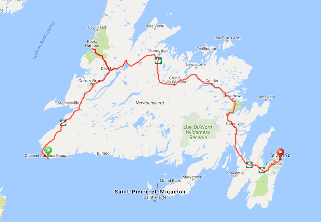 Eastward to "The Rock"!: The Route