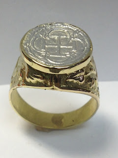 Metalsmith Orfebreria: Ring with One piece of Silver from the Atocha ...