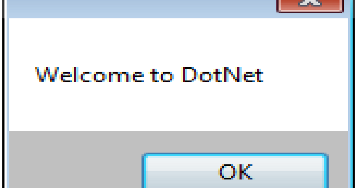 Free Tutorial Message Box Alert Box In C