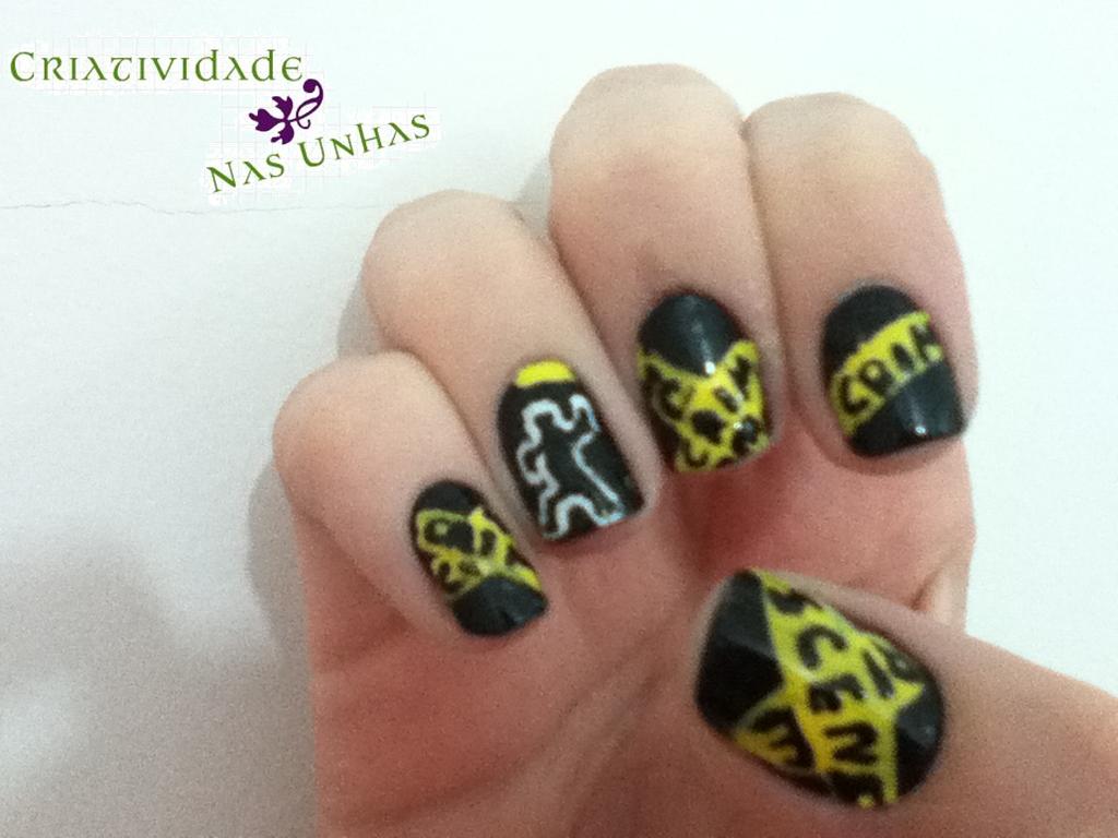 Criatividade nas Unhas: Crime Scene Nail