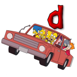 Abecedario de los Simpson. Simpsons Alphabet. - Oh my Alfabetos!