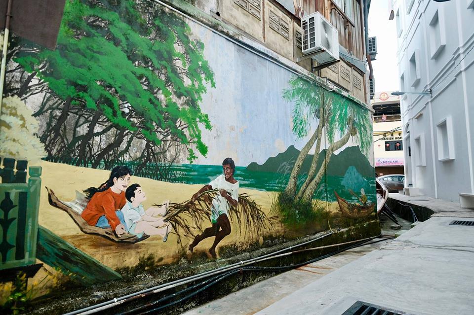 LENSA MUAR | MURAL CANTIK DI MUAR