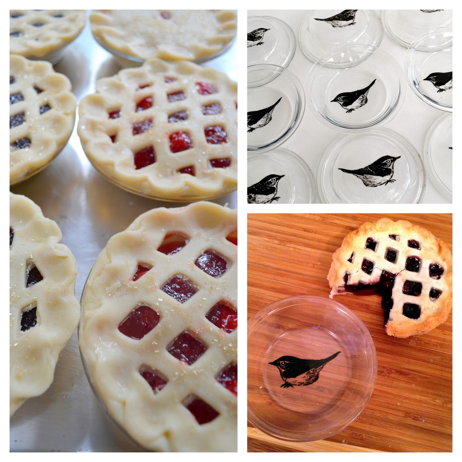 Sing a Song of Sixpence - Painted Bird Pie Plate DIY
