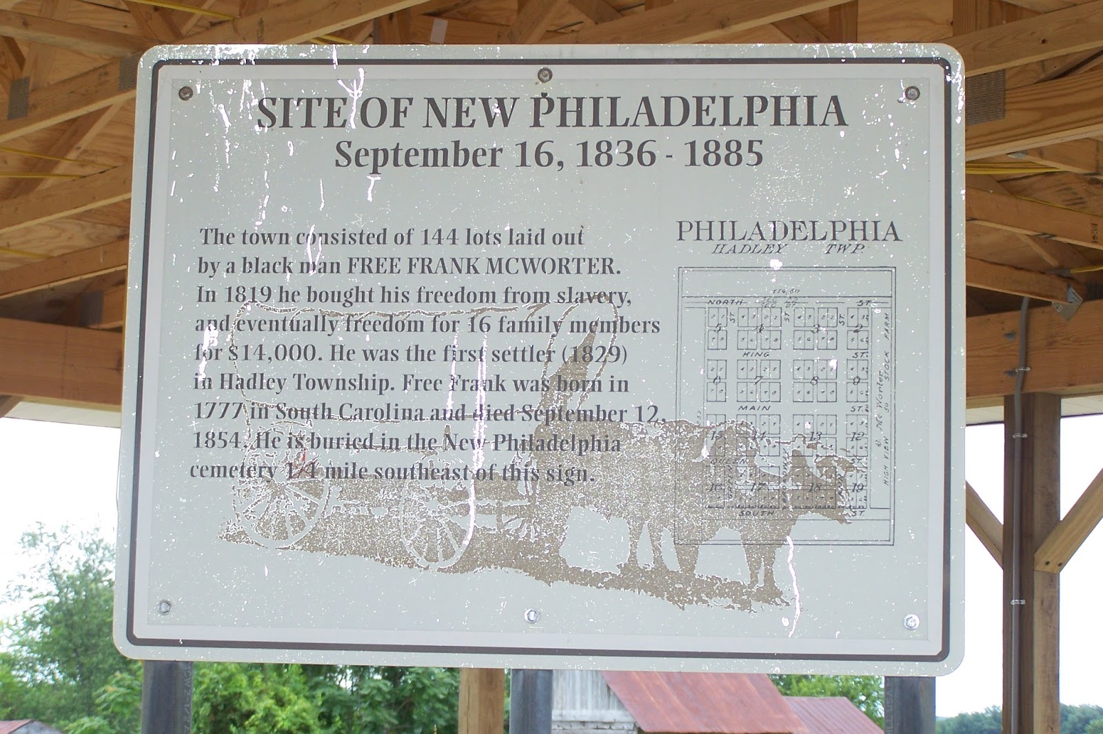 Random Walks in Time: Free Frank McWorter and New Philadelphia