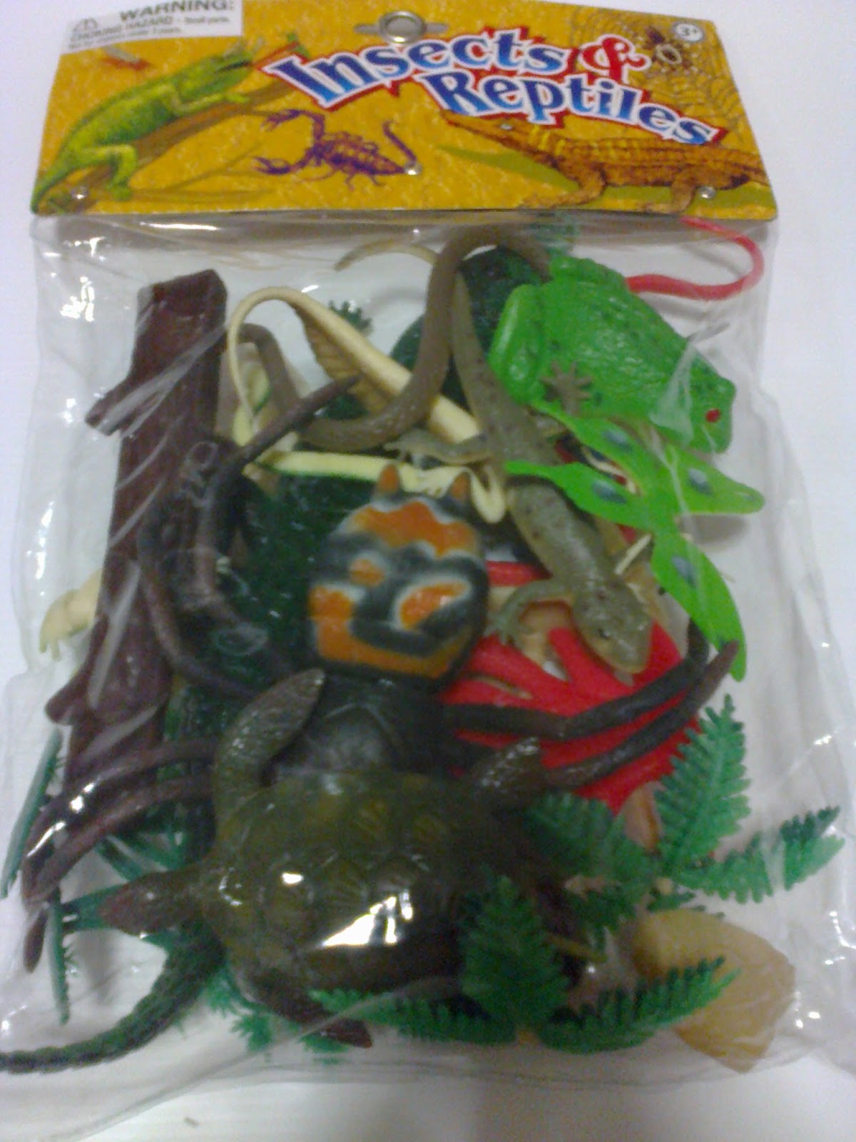 Leisure Hobby: Soft Plastic Figurines - Insects & Reptiles
