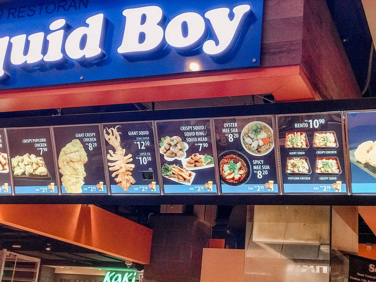 Singgah makan di Restoran Squid Boy MyTOWN KL