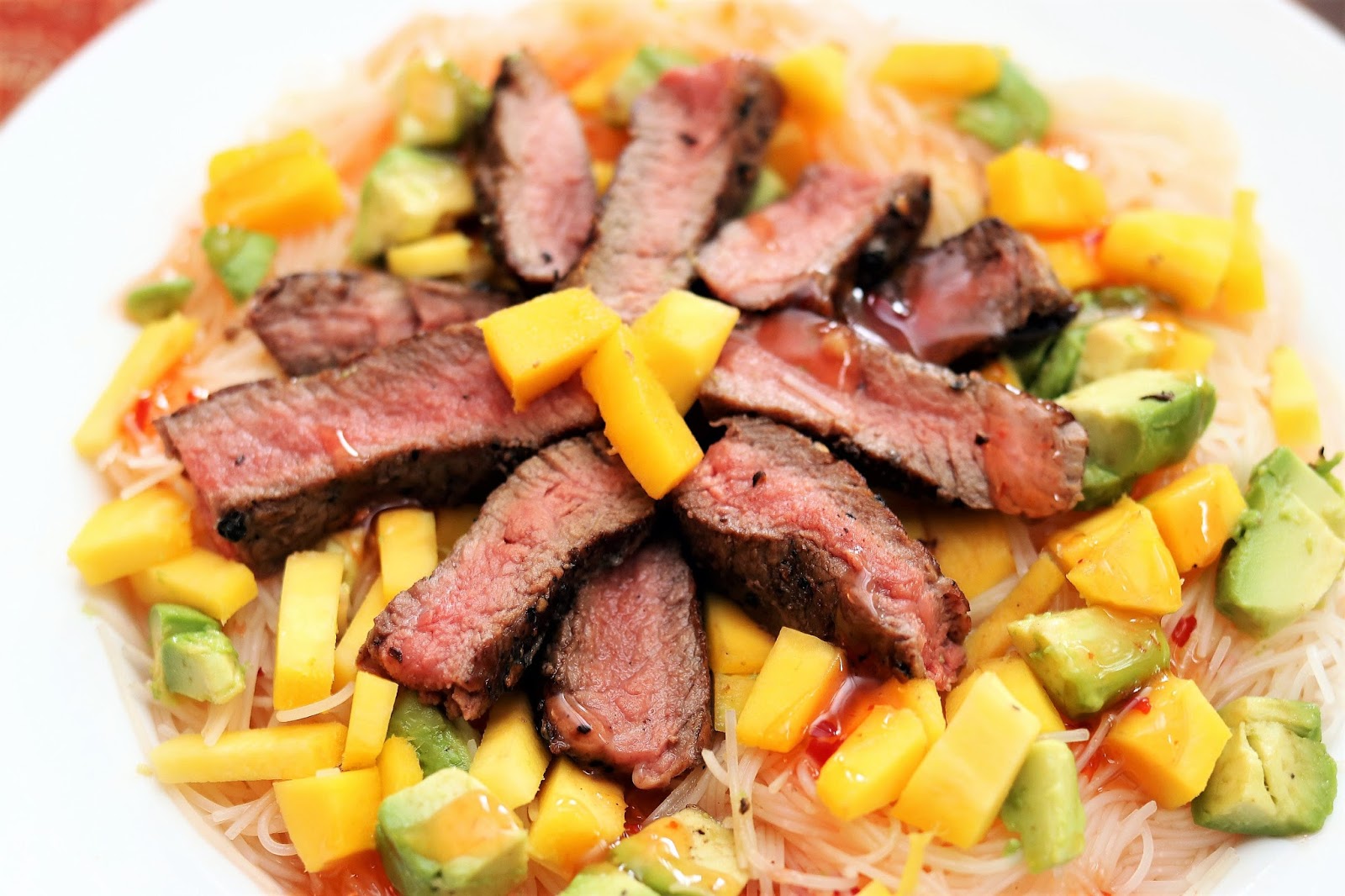 Recipe: Tangy Mango Steak Noodles | chicago foodie girl