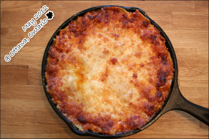 Heavenly Palate: [Round lasagna] The easiest cheese lasagna baked in a ...