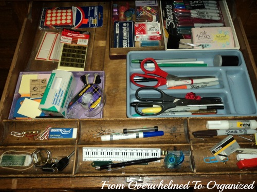 Office Progress Week 4C: Desk Drawers {Part Two} | From Overwhelmed to ...