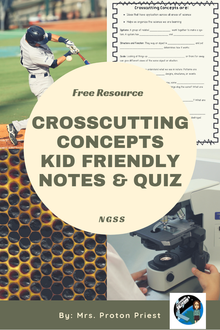 Free Crosscutting Concepts Notes & Quiz | Polka Dots and Protons ...