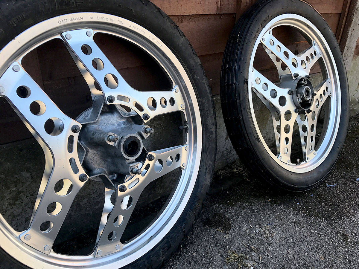 Honda MBX80 : My Bike; this weeks restoration update, wheels