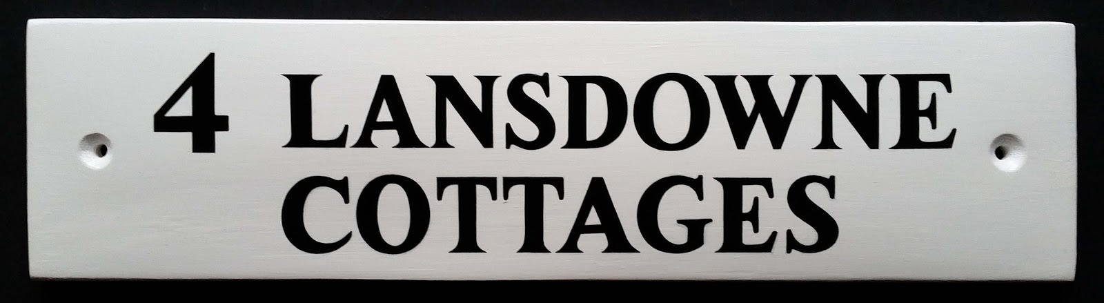 Hand Painted House Signs by Ceramic Art: Traditional House Signs ...