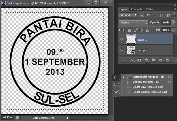 PhotoEffect: How to Create a Rubber Stamp Effect in Photoshop