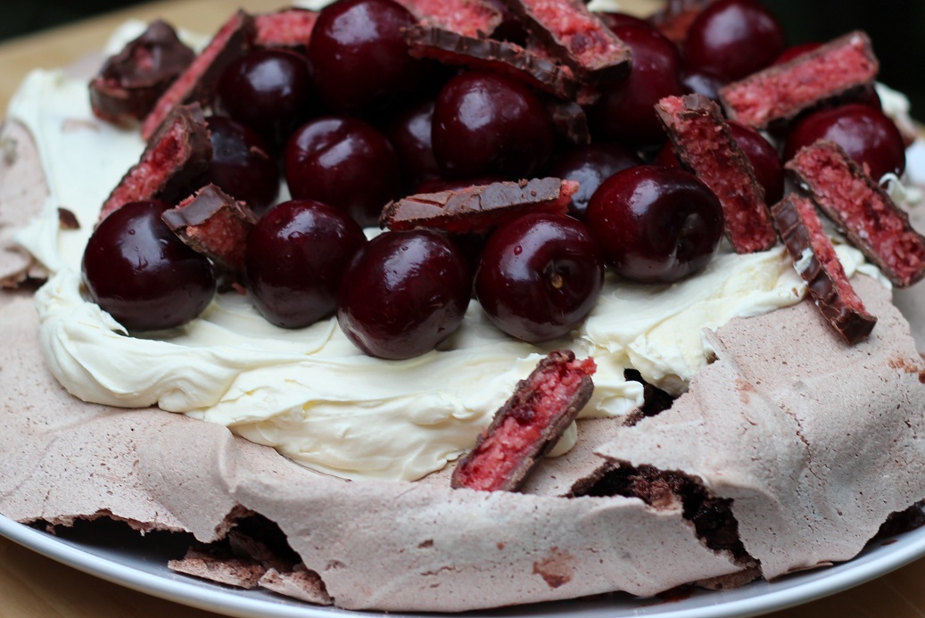 Three Bears Melbourne: Decadent Chocolate & Cherry Pavlova