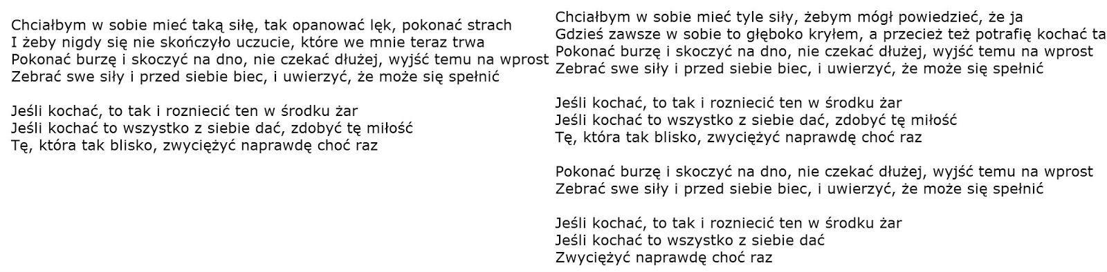 Polish Songs With Lyrics & Chords