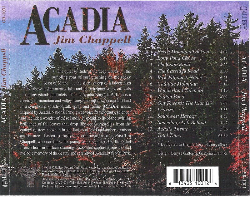 ENTRE MUSICA: JIM CHAPPELL - Acadia