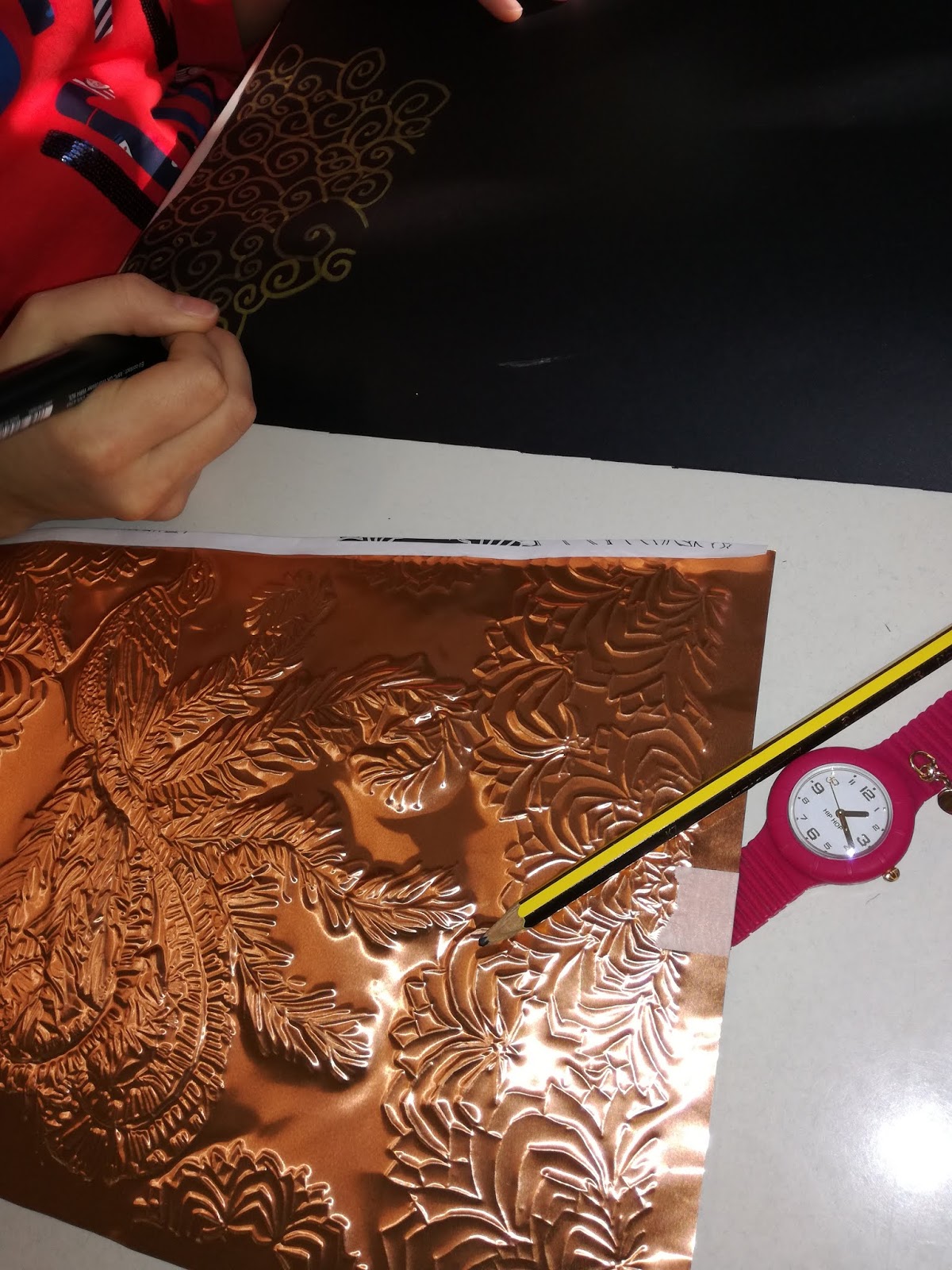 arteImmaginiamo: SBALZO SU RAME- classi I°