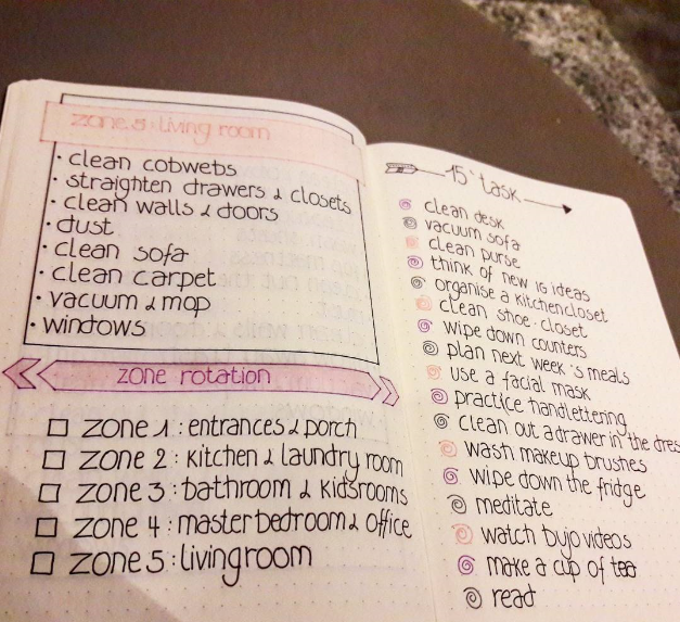Gastblog door Plannergirl_Annabel: Flylady in het bullet journal (deel 2)
