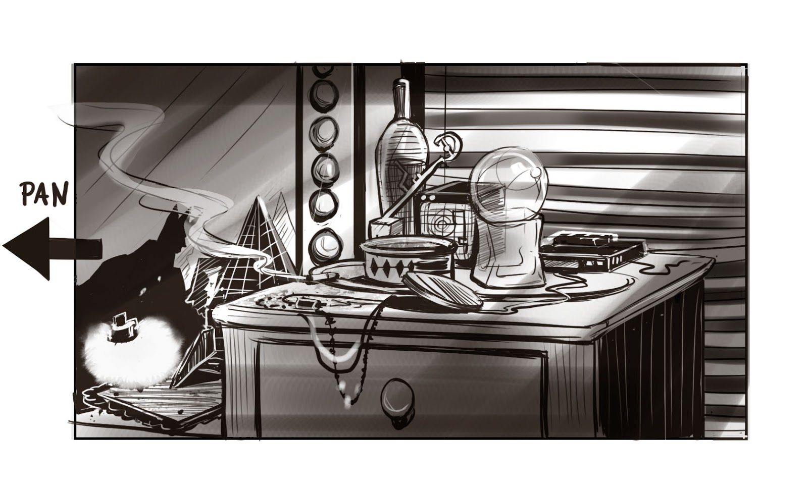 Darcy Ripley- Storyboarding : Spec- Calvin Klein "Obsession"