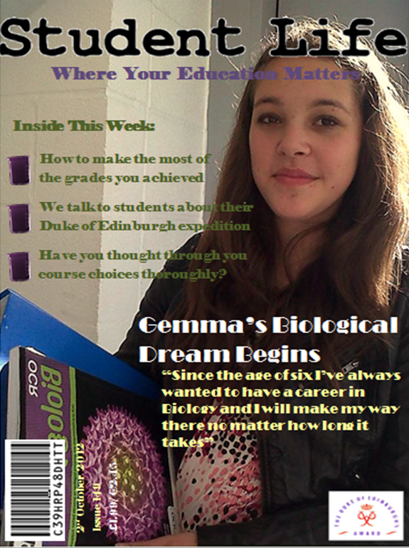 Media Studies AS: Preliminary Task- Student Magazine Cover Research and ...