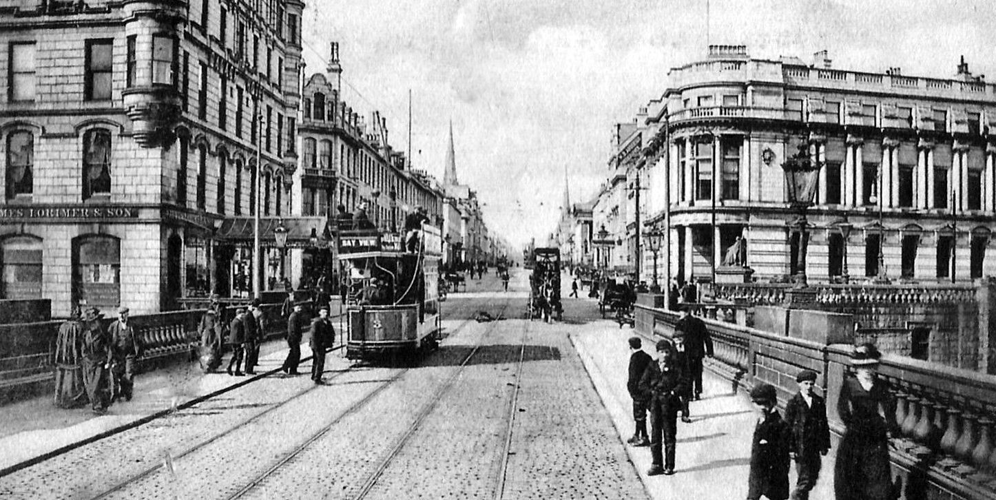 Tour Scotland Photographs: Old Photographs Union Street Aberdeen Scotland