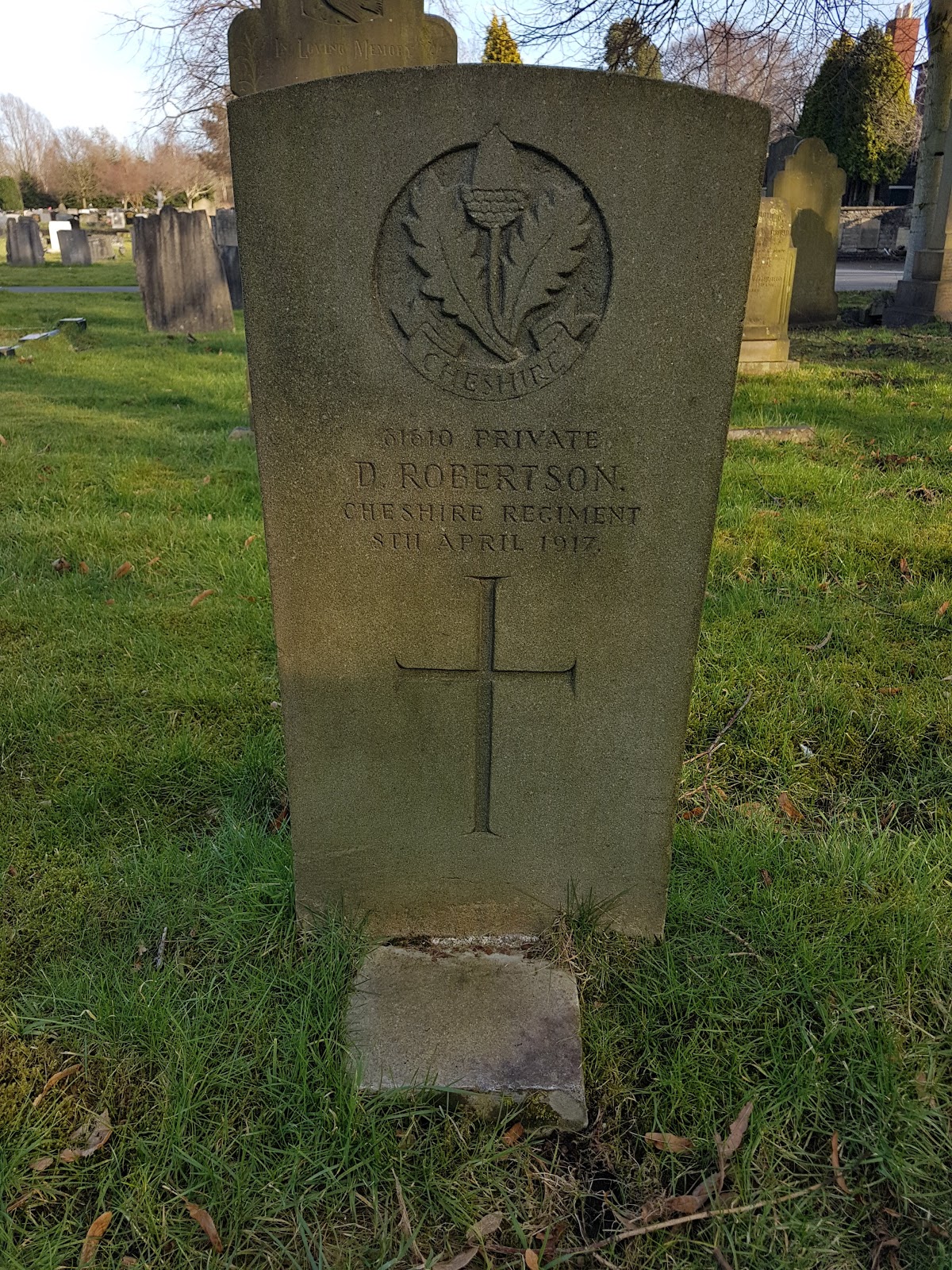 War Graves and Memorials: Stockport Cemetery and Crematorium.