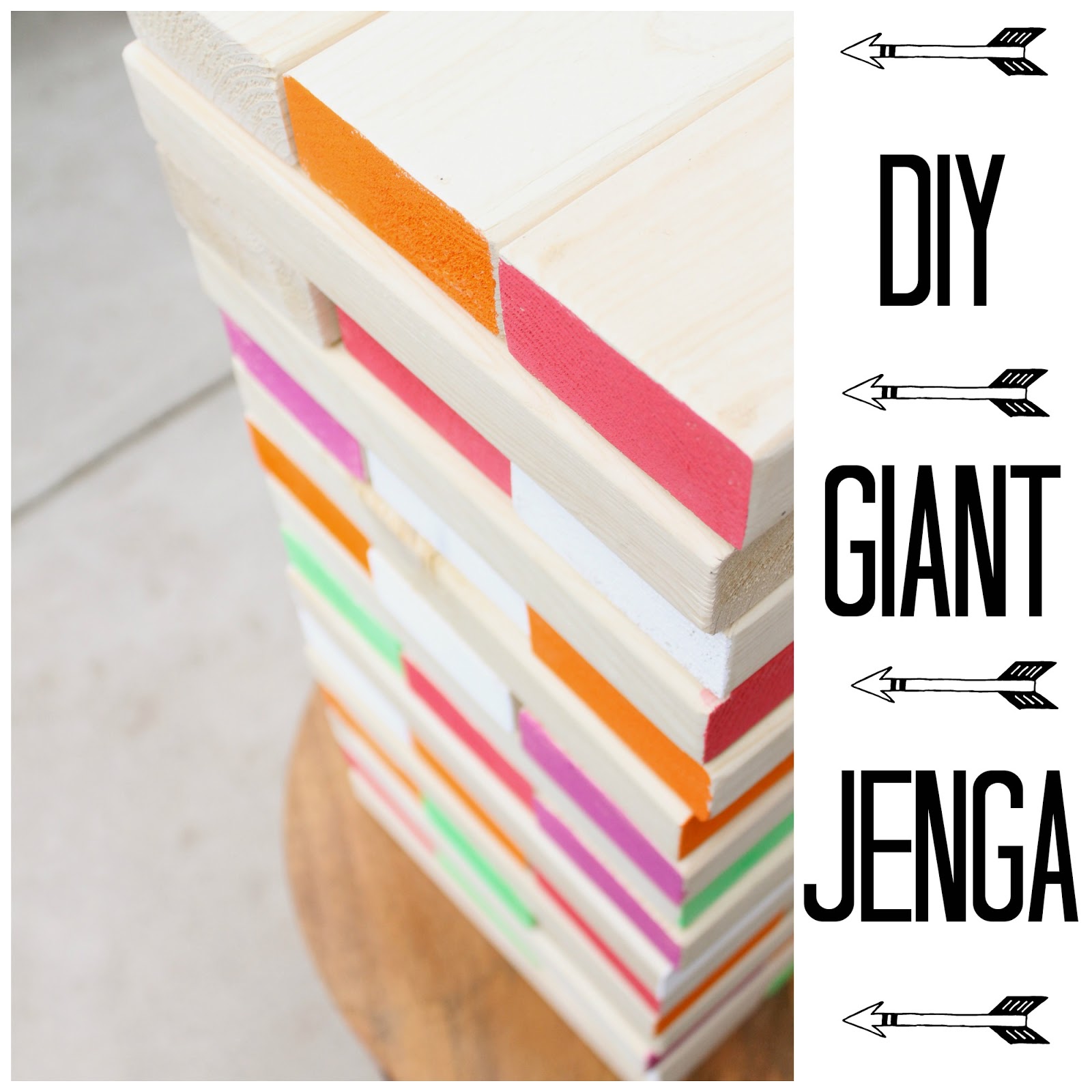 Wonderfully Made: DIY Giant Jenga