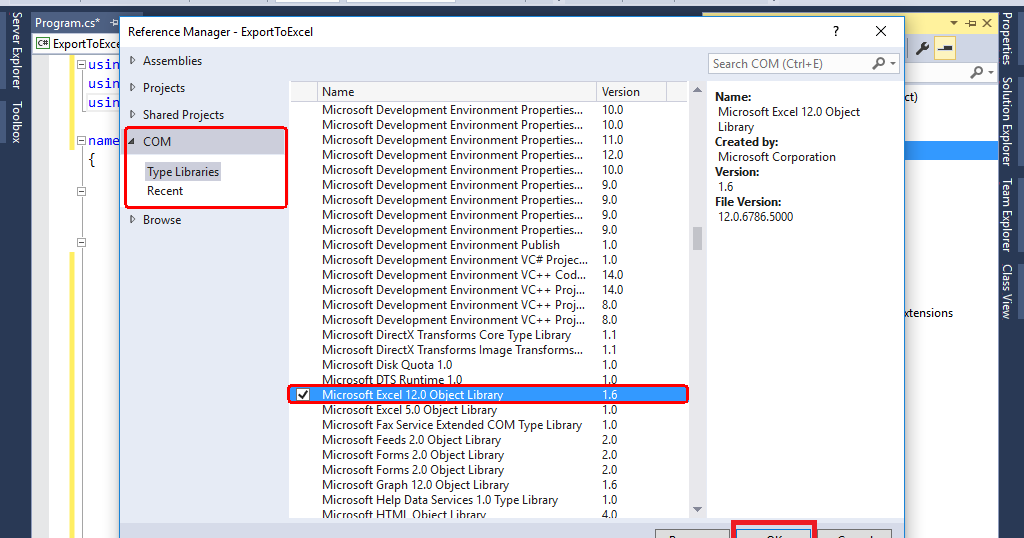 Dot Net Example Export Datatable To Excel C