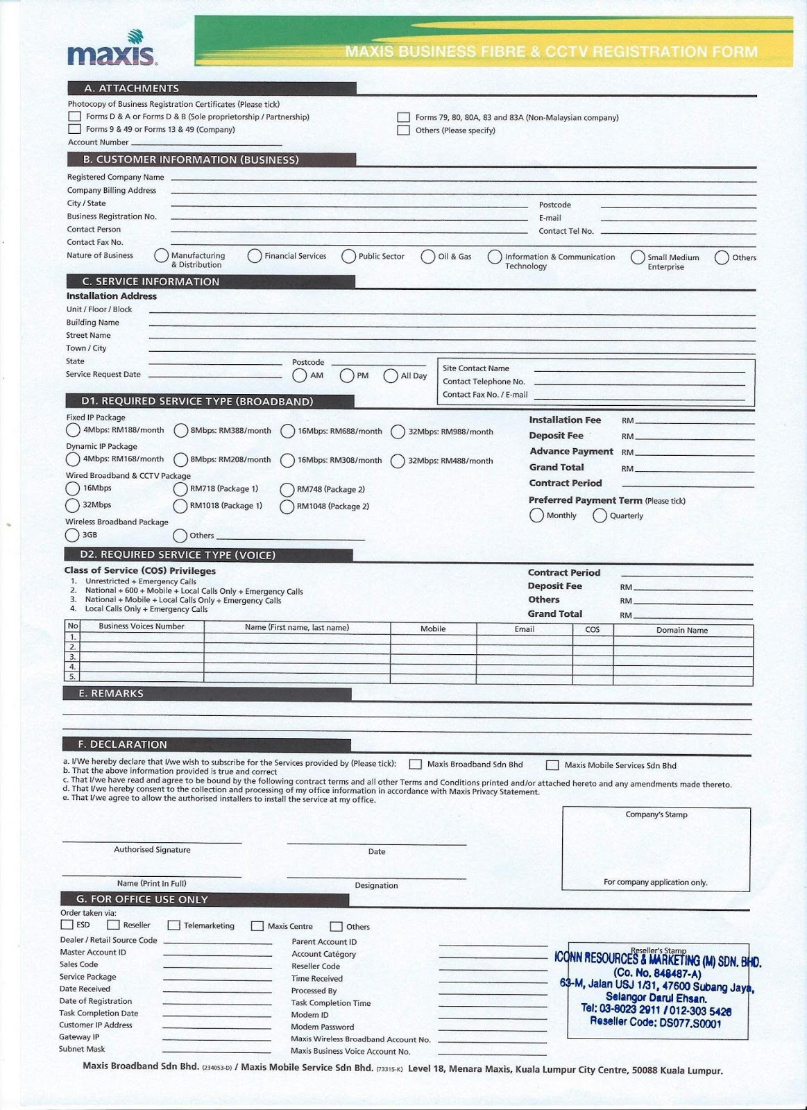 Internet Fibre Broadband Business Solutions : Maxis Business Fibre