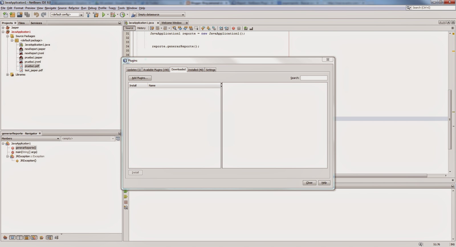 Instalar jasperReport e IReport en Netbeans 8.0 | Sandrita - Software ...