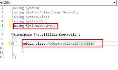 How to Add Controller in MVC