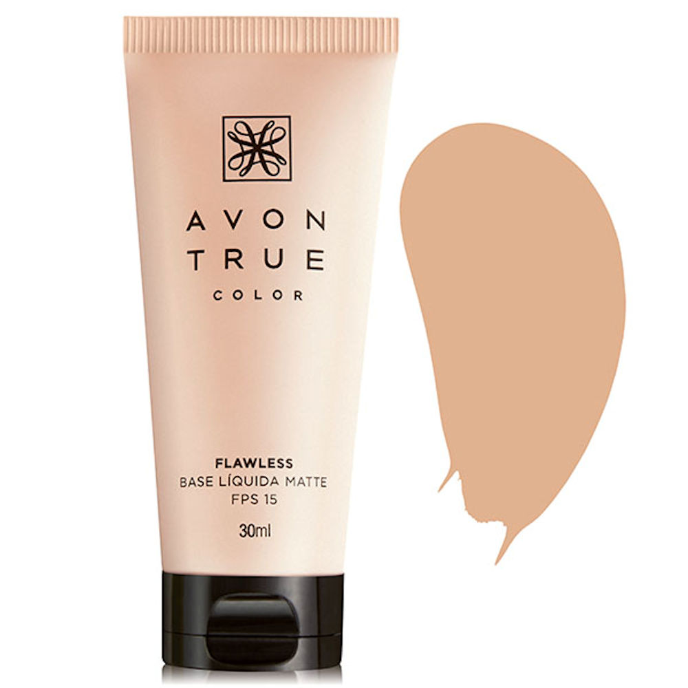 Base líquida Avon True Color Mate