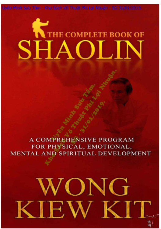 698. THE COMPLETE BOOK OF SHAOLIN - TỦ SÁCH VÕ THUẬT 123
