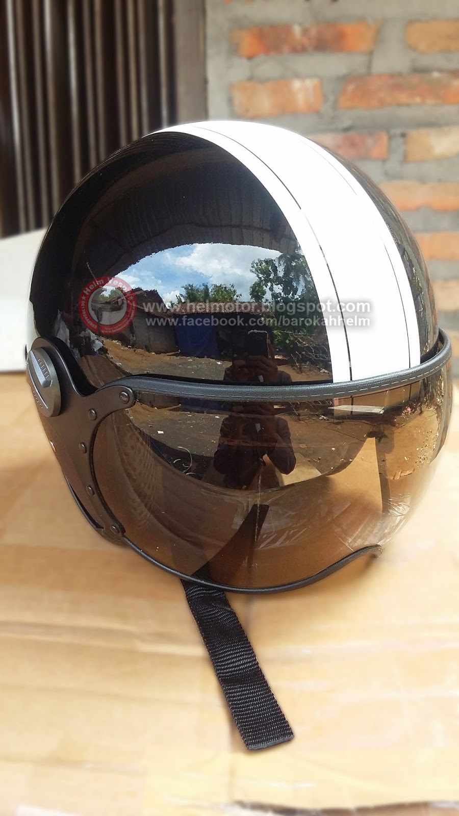 Helm Retro KZ ~ Helm Vespa